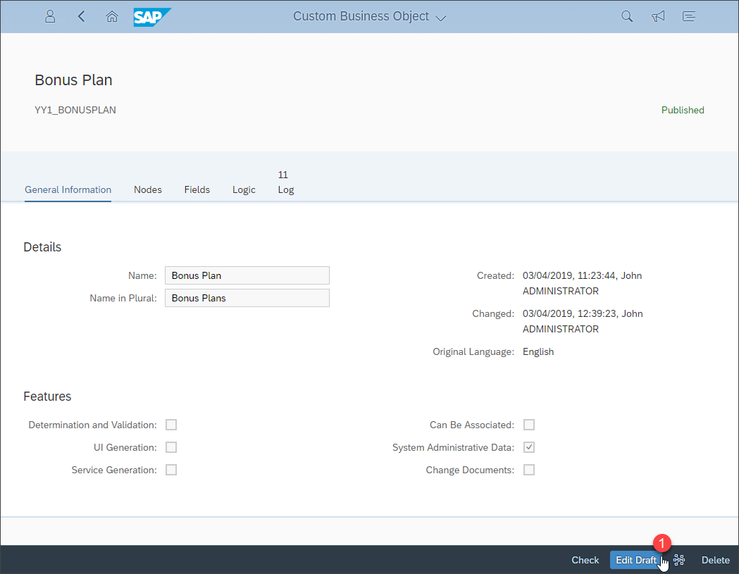 Expose Custom Business Object As External Web Service Sap Tutorials