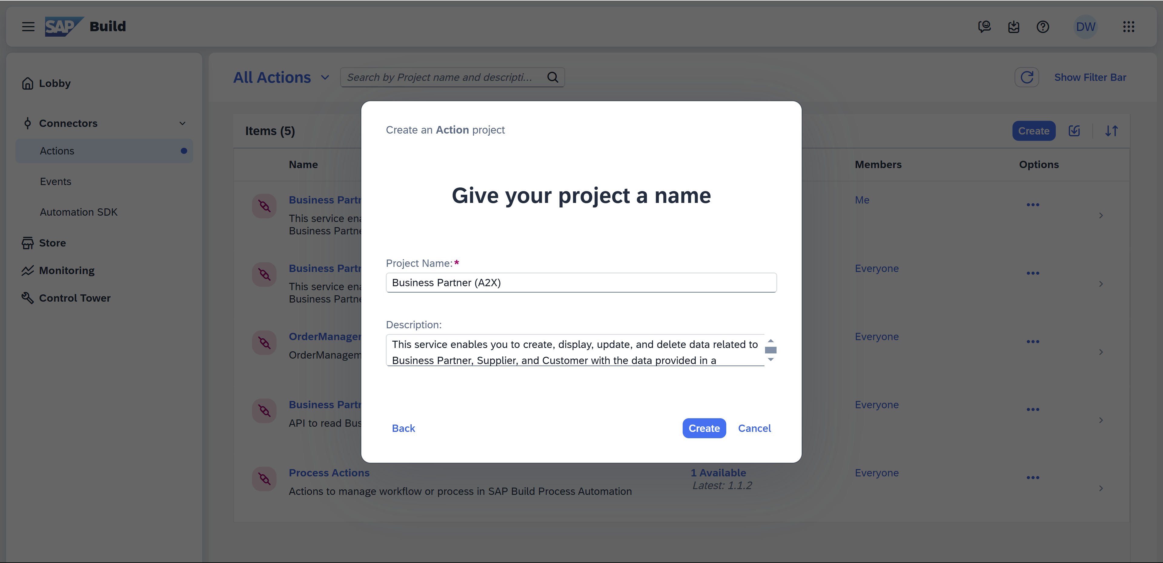 8 - Create Action to Get Data from SAP S/4HANA Cloud | SAP Tutorials
