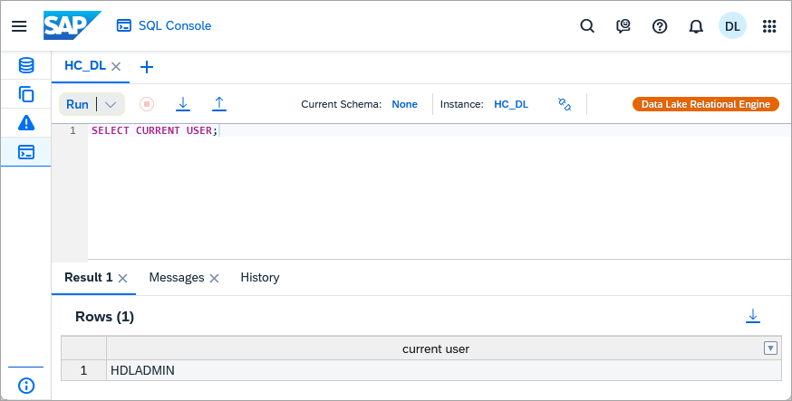Query Databases Using The Sql Console In Sap Hana Cloud Central Sap Tutorials