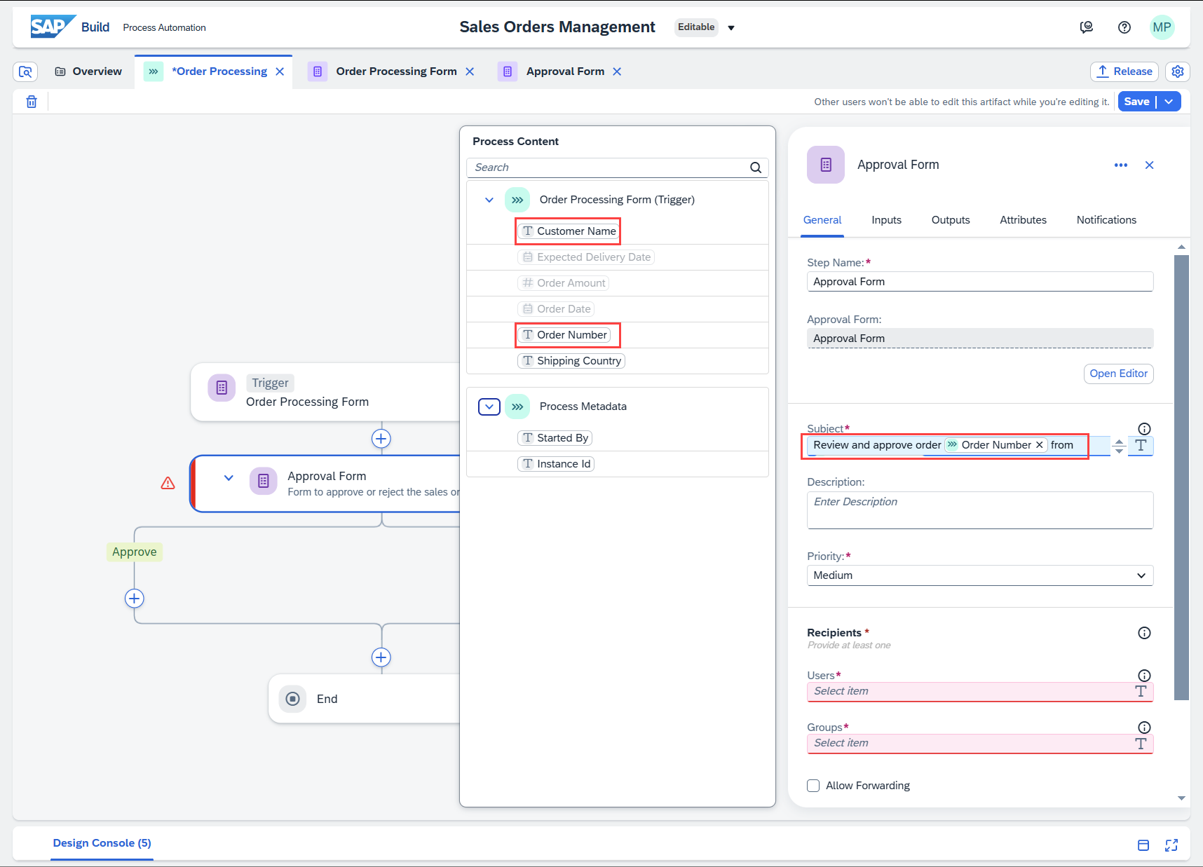 Create and Configure Forms | SAP Tutorials